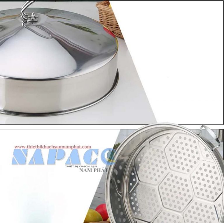 Nồi hấp điện inox công suất cao 52cm - NAPACO